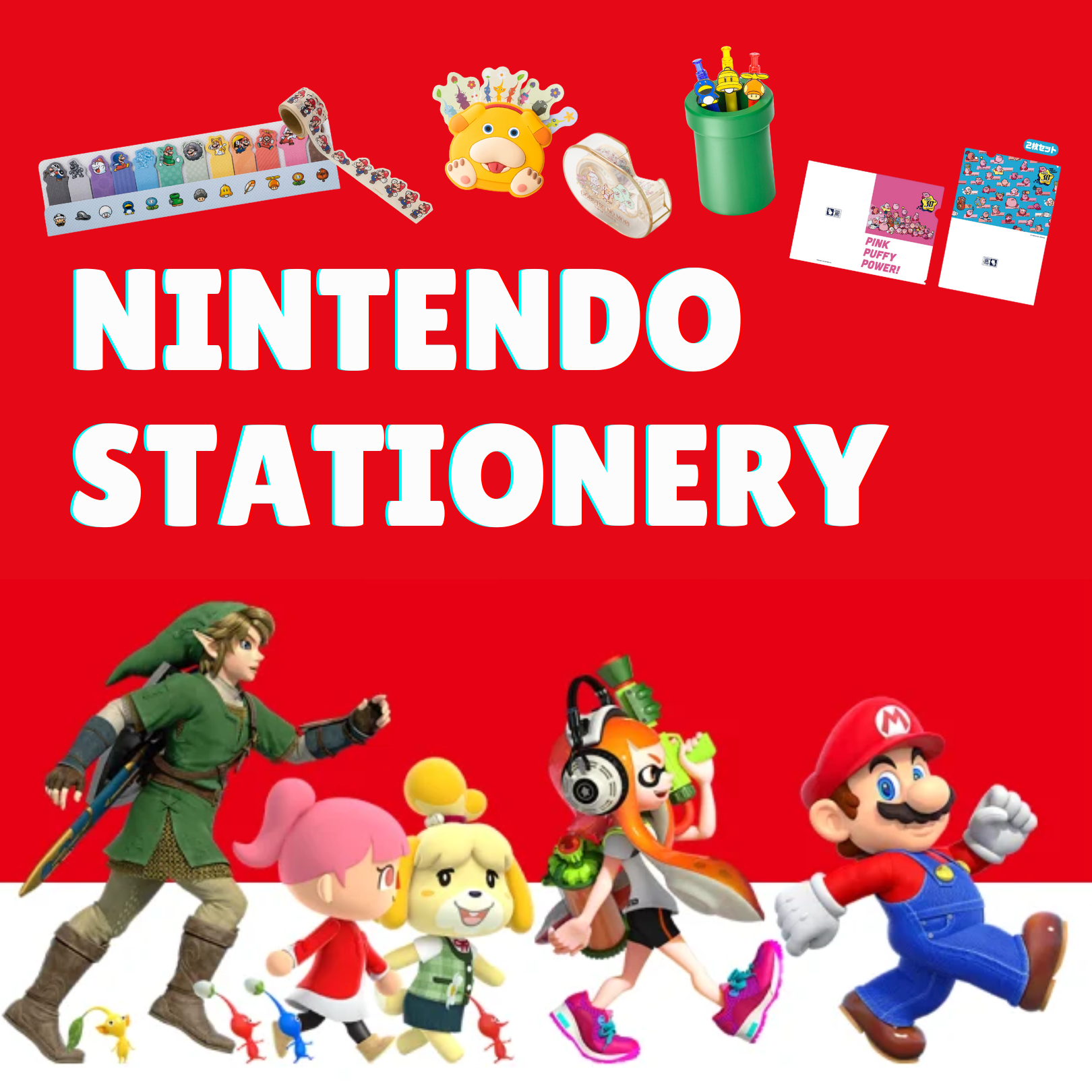TOP 10 Nintendo's Playful Stationery: Bringing Your Favorite Character ...