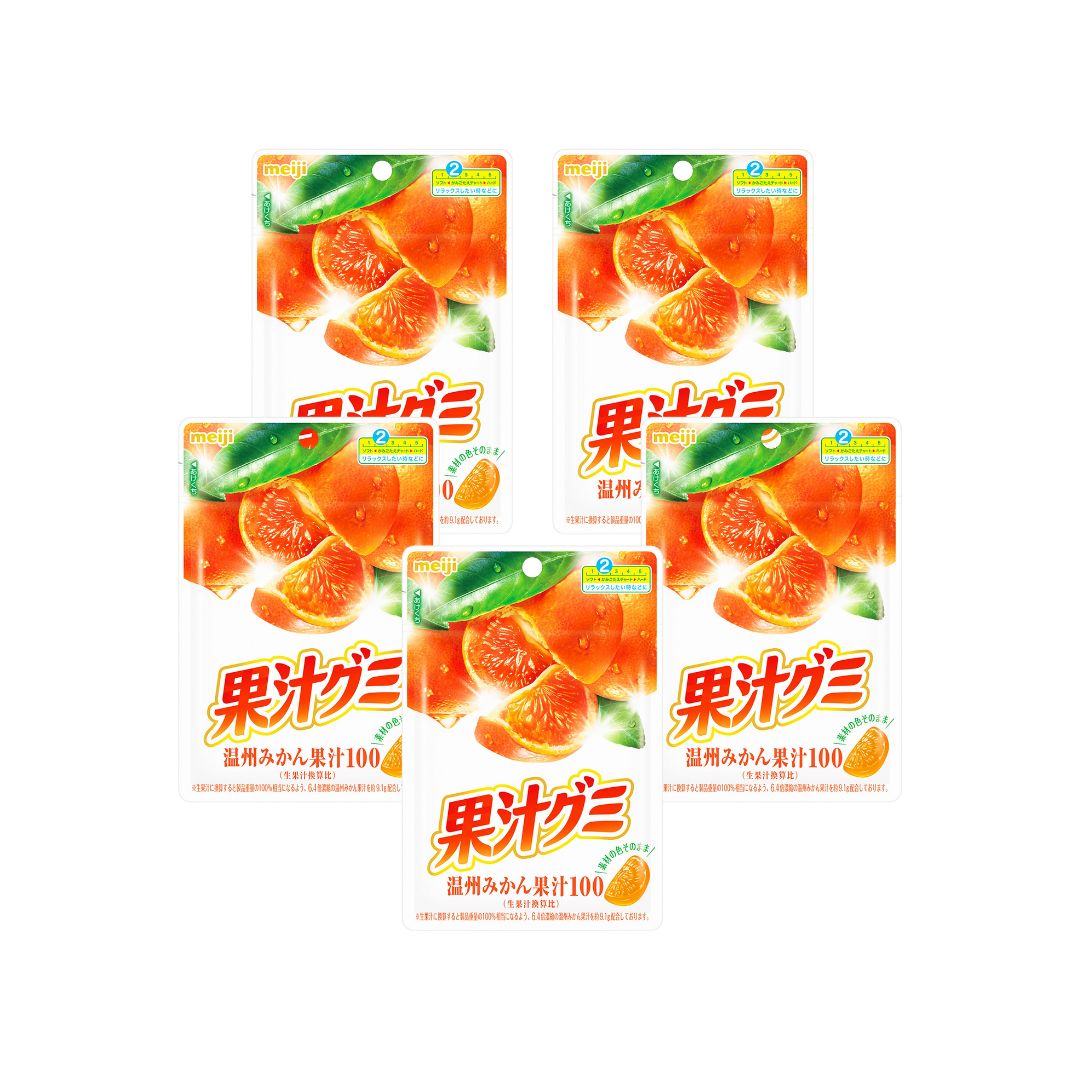 Meiji Gummy Candy Orange flaver (pack of 5) – NANIKOKO