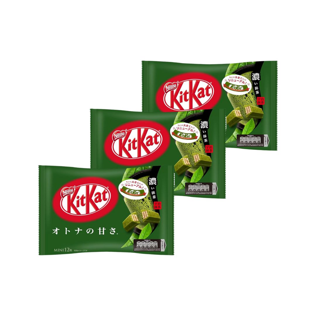 Nestle KitKat Matcha flaver -2 types (10 pack per bag, 3 bags) – NANIKOKO